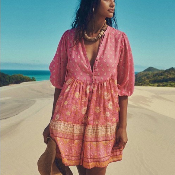 Spell | Dresses | Spell Utopia Pink Dress | Poshmark